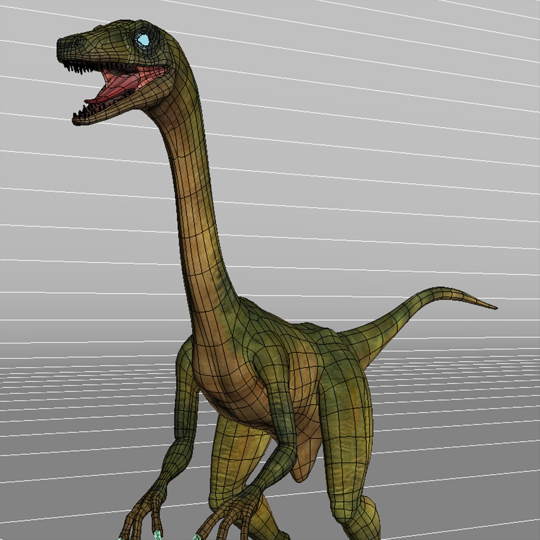3d Compsognathus Compy Model