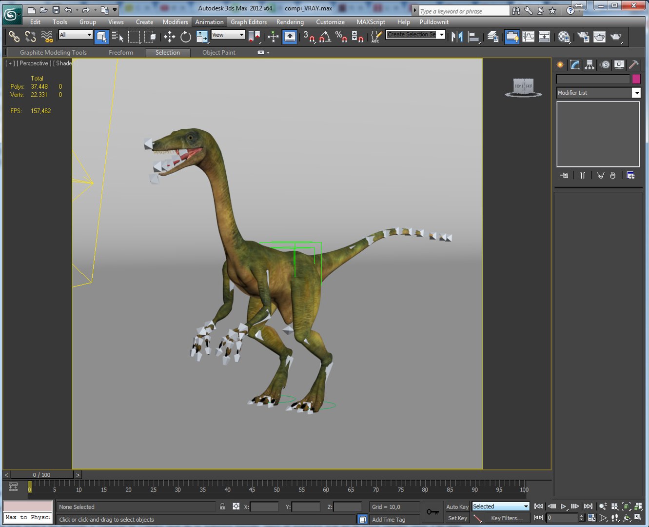 3d Compsognathus Compy Model