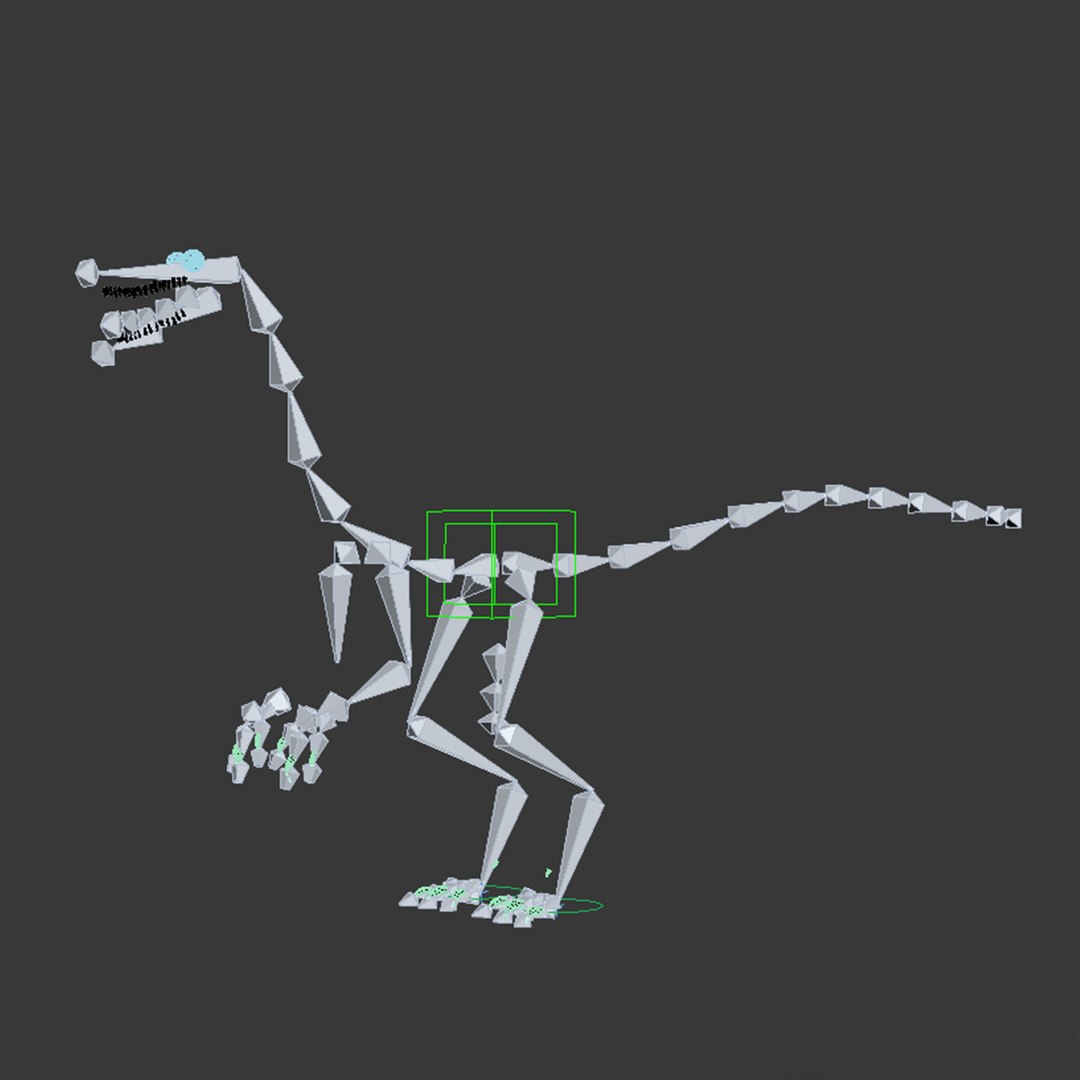 3d Compsognathus Compy Model