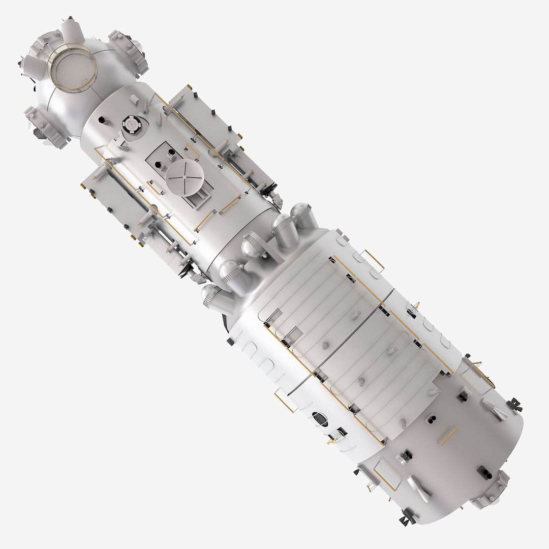 Tianhe core module 3D model - TurboSquid 1697415