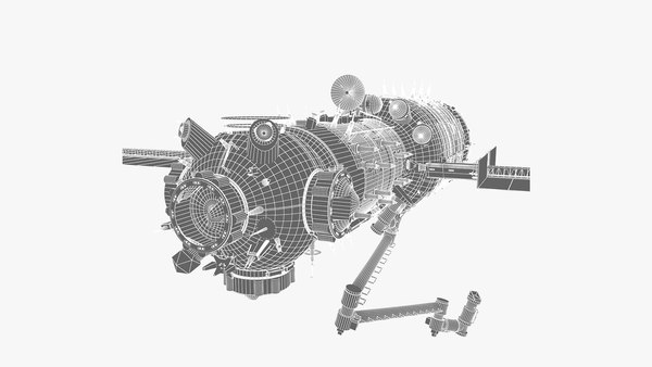 Tianhe core module 3D model - TurboSquid 1697415