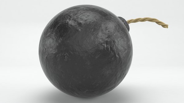 3D Round Bomb - TurboSquid 1856089