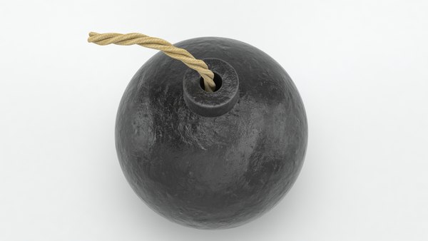 3D Round Bomb - TurboSquid 1856089