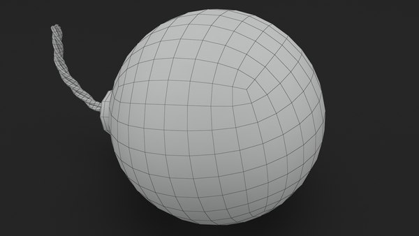 3D Round Bomb - TurboSquid 1856089