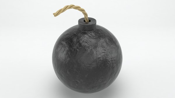 3D Round Bomb - TurboSquid 1856089