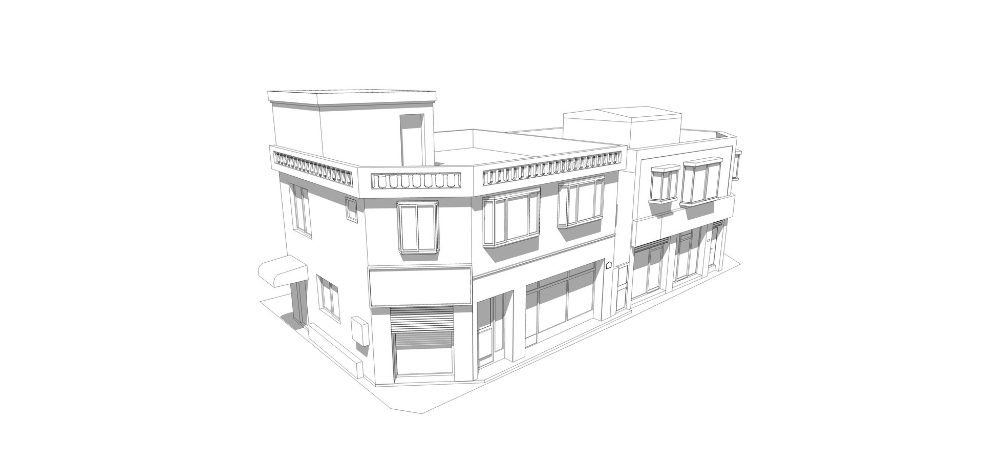 3D Small Building - TurboSquid 1191792