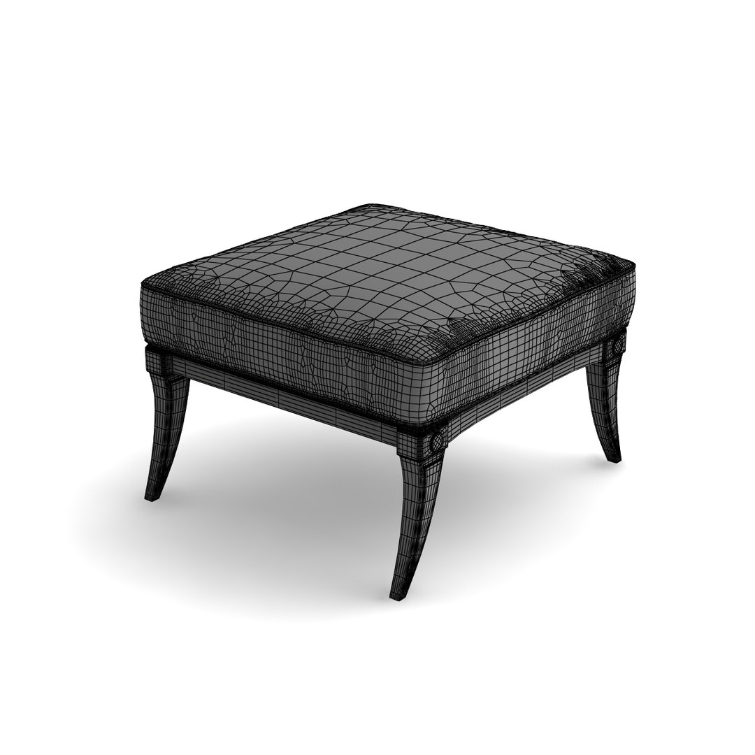 maya restoration hardware - ottoman