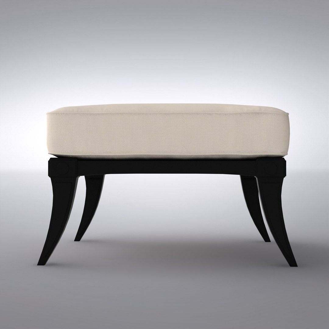 maya restoration hardware - ottoman