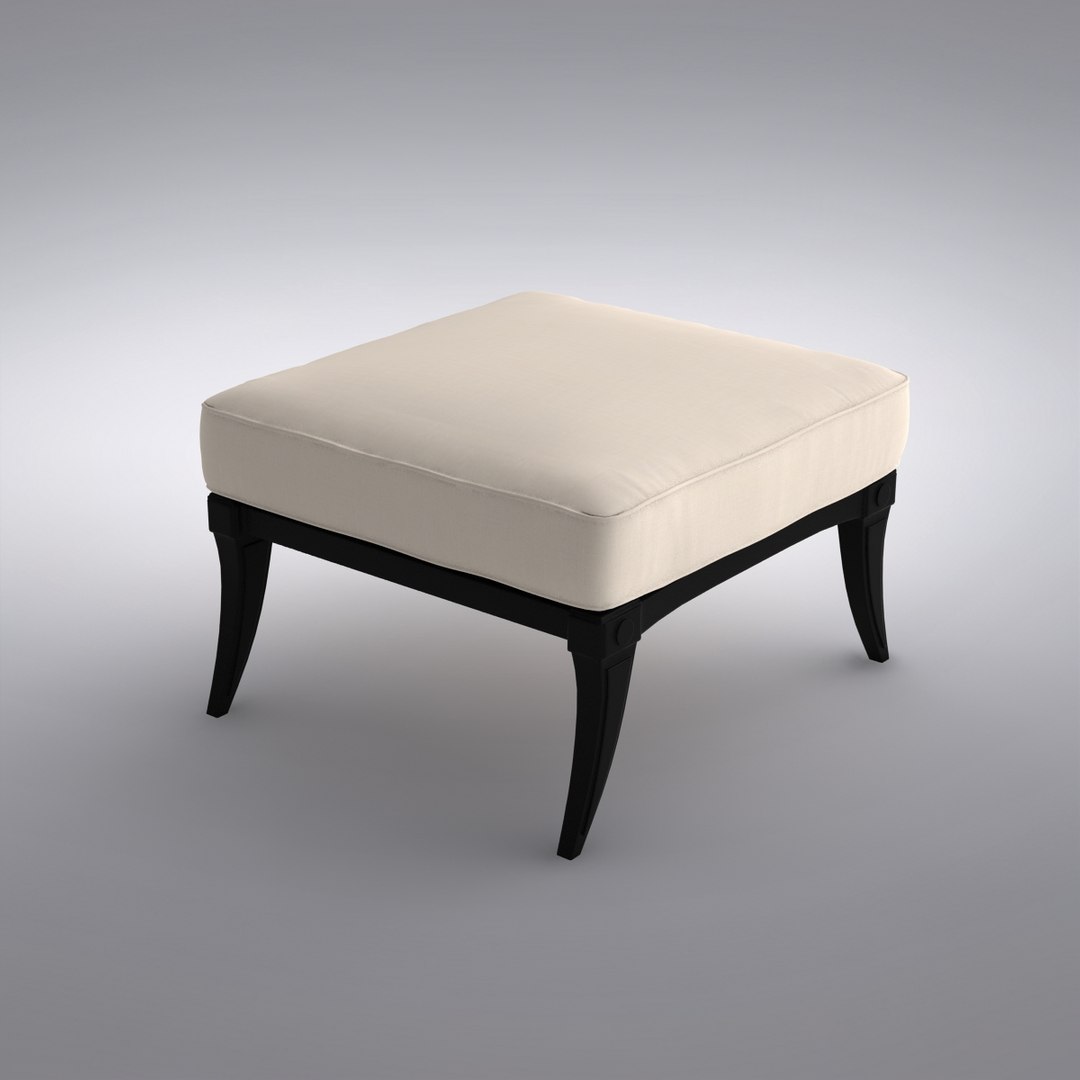 maya restoration hardware - ottoman