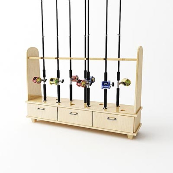max fishing rod rack