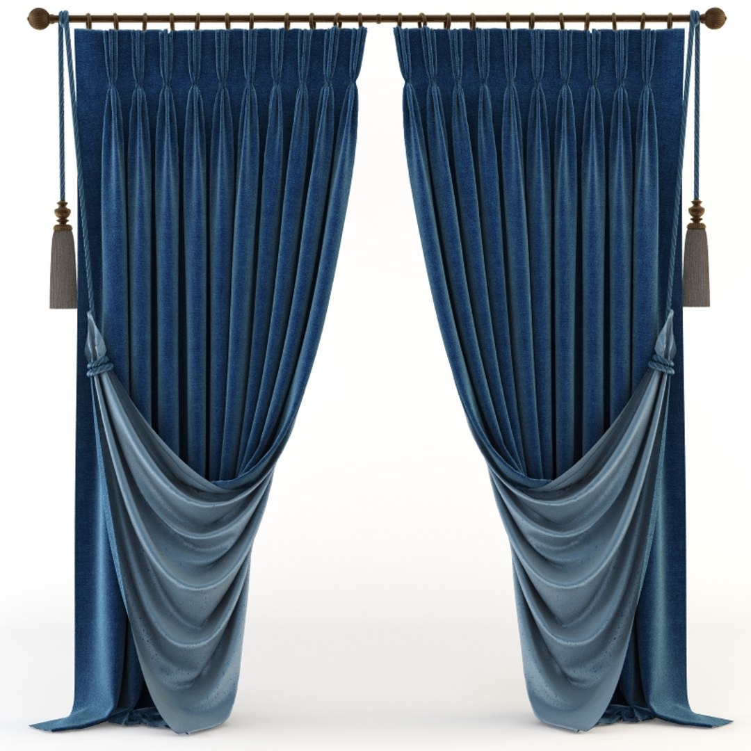 3d model curtain