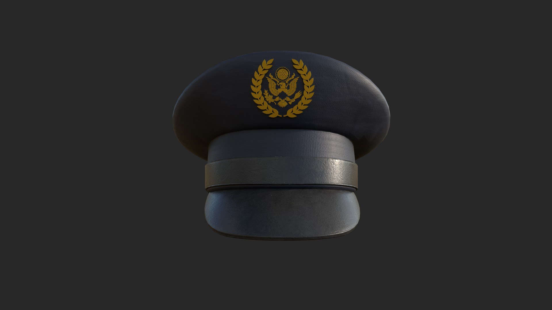 3D Model Police Hat - TurboSquid 2186575