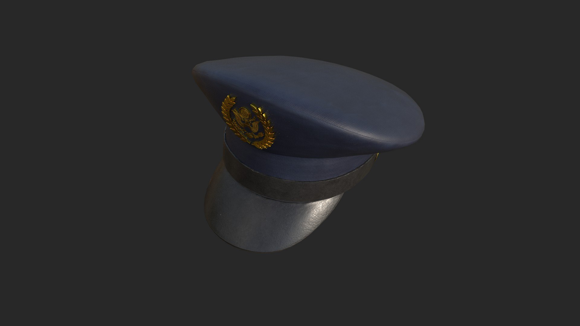 3D Model Police Hat - TurboSquid 2186575