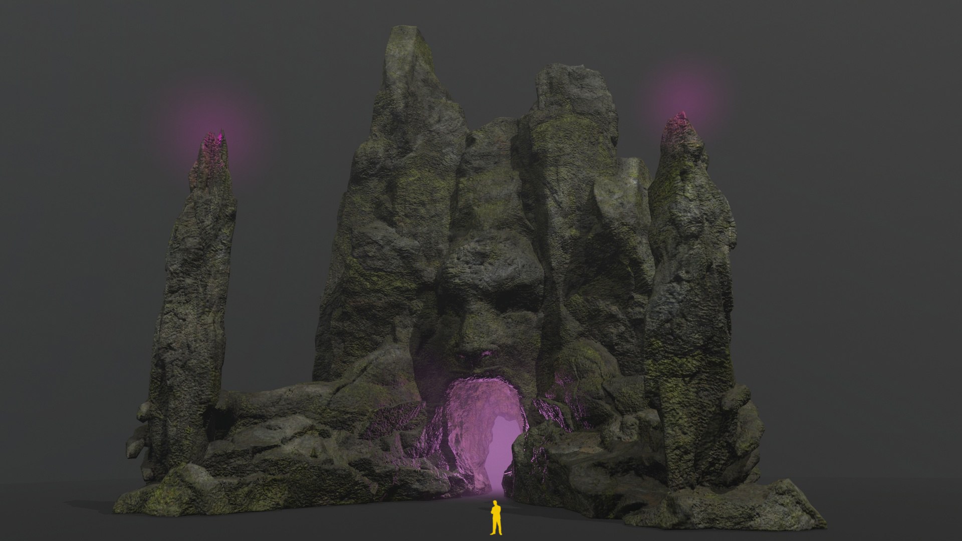 3D Model Rock Gate - TurboSquid 2148154