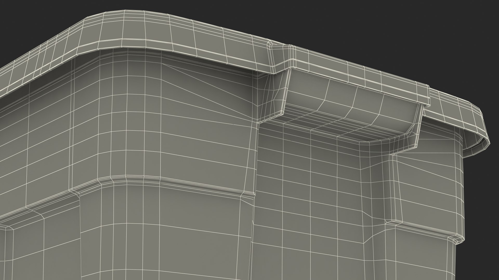 3D Stackable Storage Tote With Lid 14 Gallon Model - TurboSquid 1799608