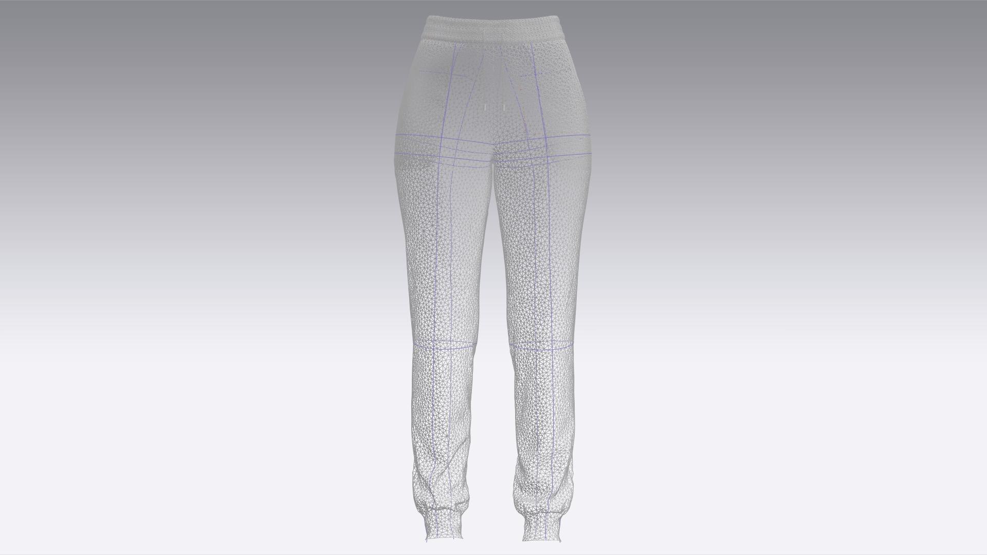 Women Sweatpants Model - TurboSquid 1997910