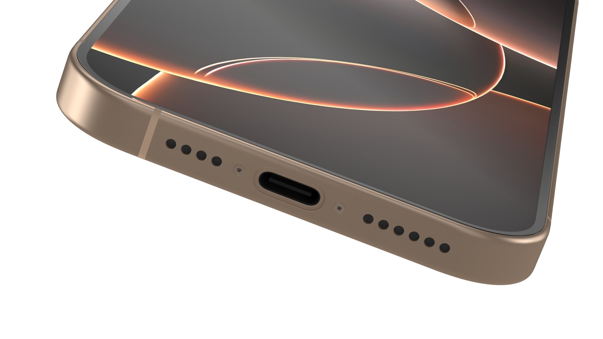 3D Apple IPhone 16 Pro Max Desert Titanium - 3ds Max Standard Model ...