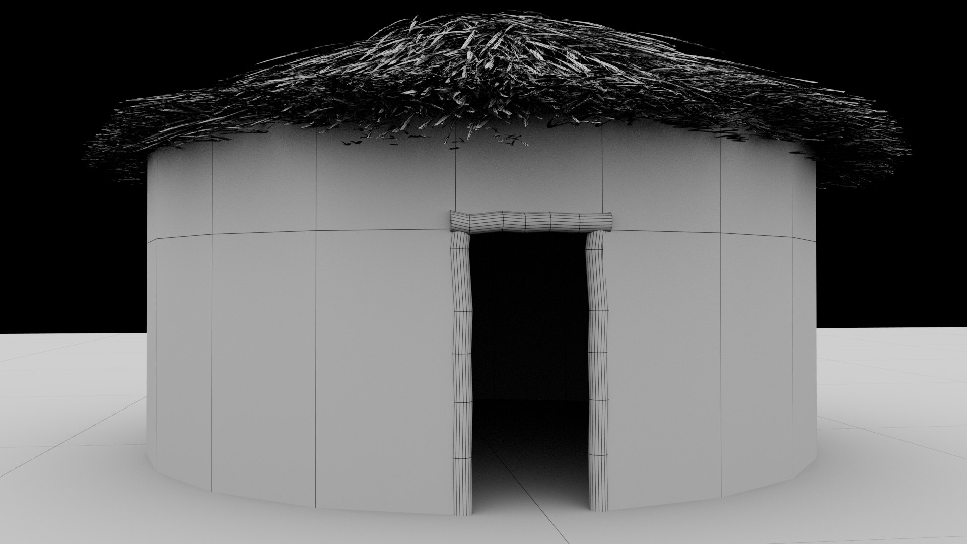 3D African Hut - TurboSquid 2204932