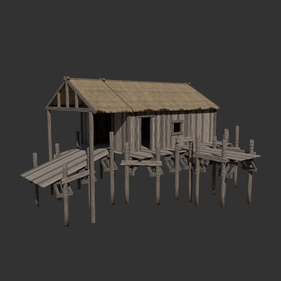 3D HARBOUR PORT MEDIEVAL HARBOR DOCKS FISHERMAN PIER COLLECTION ...