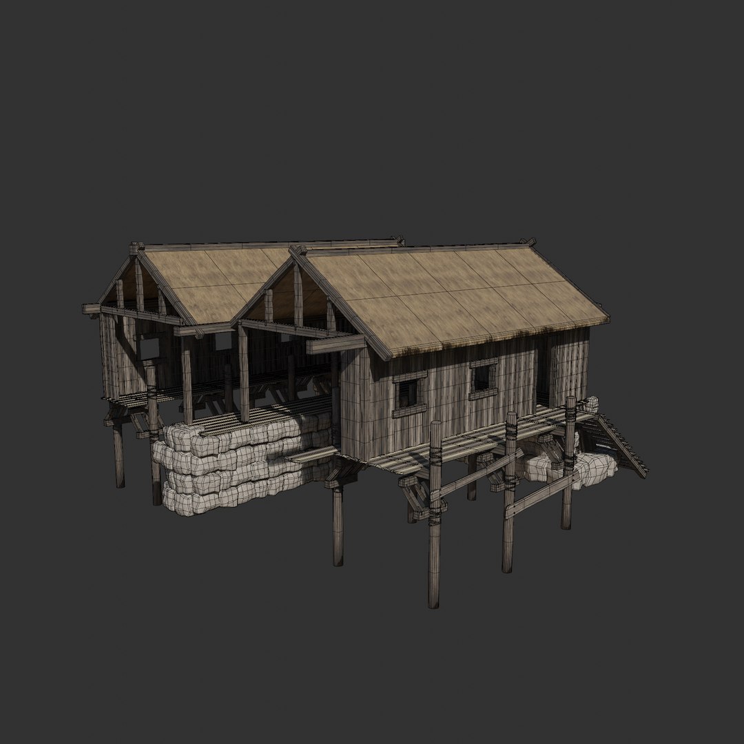 3D HARBOUR PORT MEDIEVAL HARBOR DOCKS FISHERMAN PIER COLLECTION ...