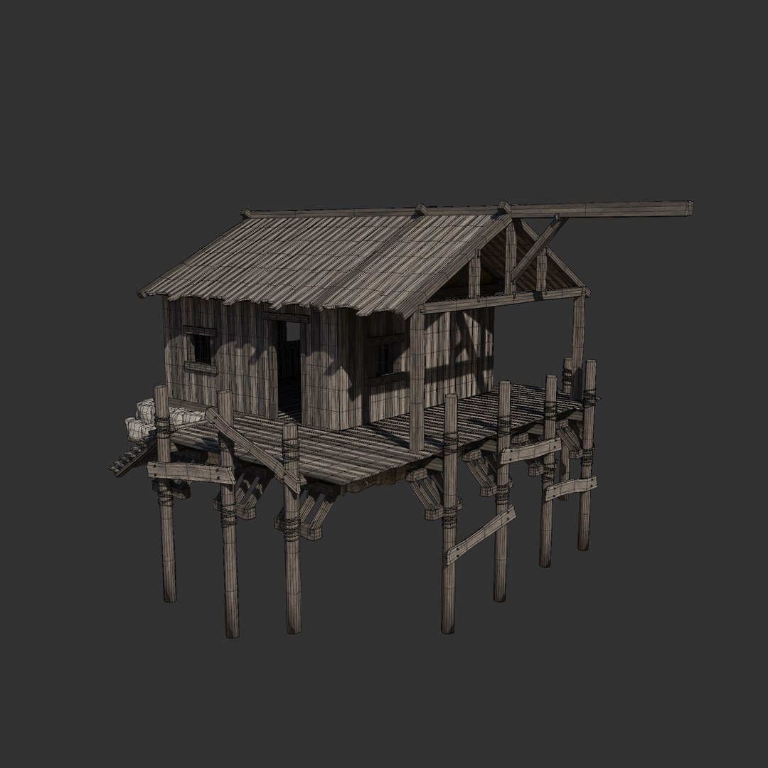 3D HARBOUR PORT MEDIEVAL HARBOR DOCKS FISHERMAN PIER COLLECTION ...