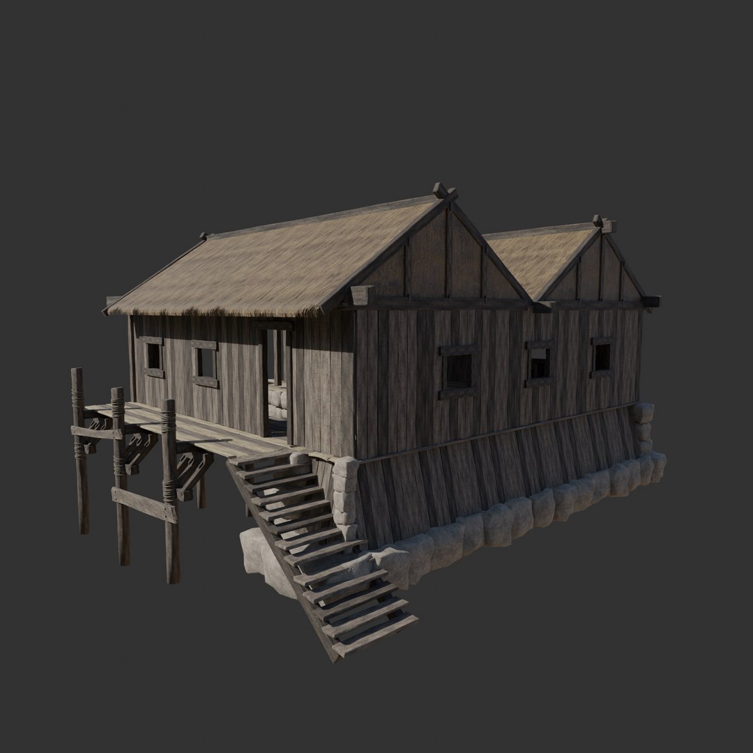 3D HARBOUR PORT MEDIEVAL HARBOR DOCKS FISHERMAN PIER COLLECTION ...