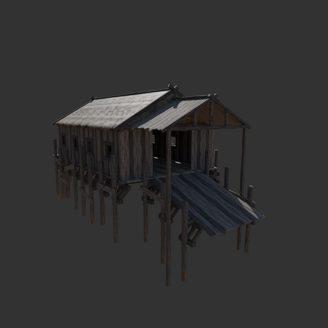3D HARBOUR PORT MEDIEVAL HARBOR DOCKS FISHERMAN PIER COLLECTION ...