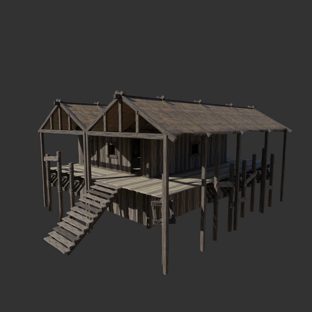 3D HARBOUR PORT MEDIEVAL HARBOR DOCKS FISHERMAN PIER COLLECTION ...