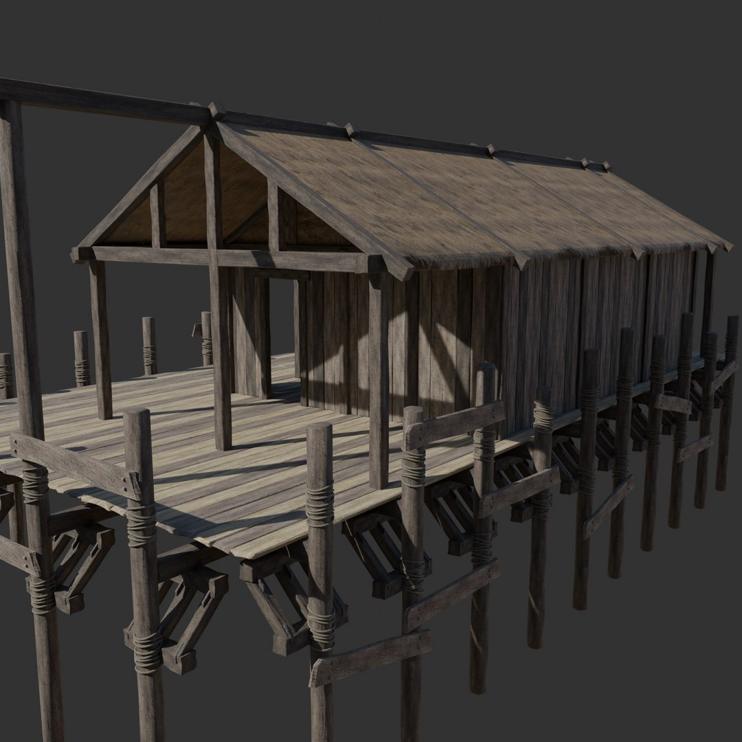 3D HARBOUR PORT MEDIEVAL HARBOR DOCKS FISHERMAN PIER COLLECTION ...