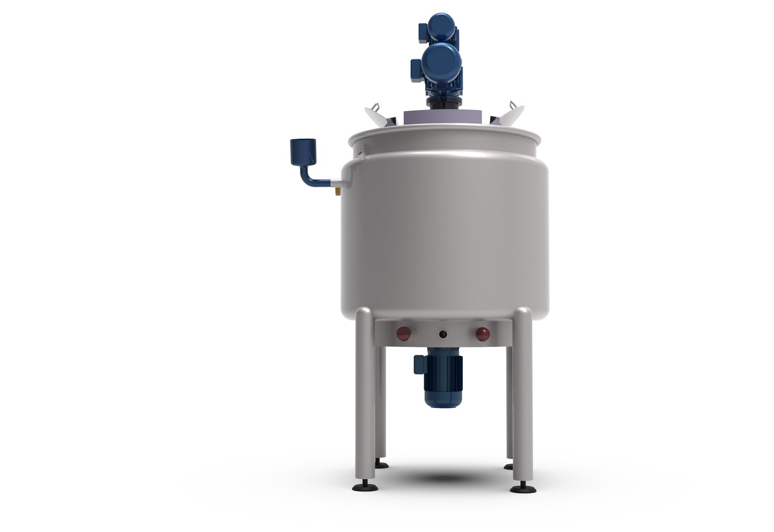 3D Industrial Heating Mixing Tank Model - TurboSquid 1993672