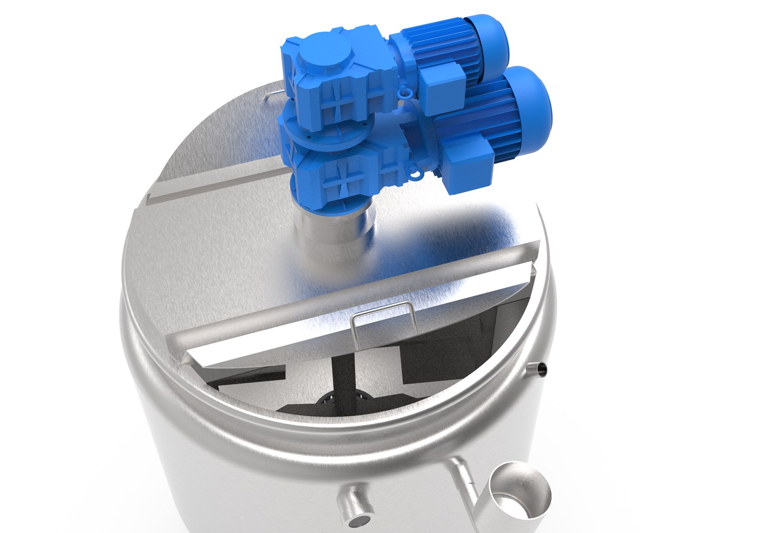 3D Industrial Heating Mixing Tank Model - TurboSquid 1993672