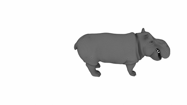 3D hippo model - TurboSquid 1444524