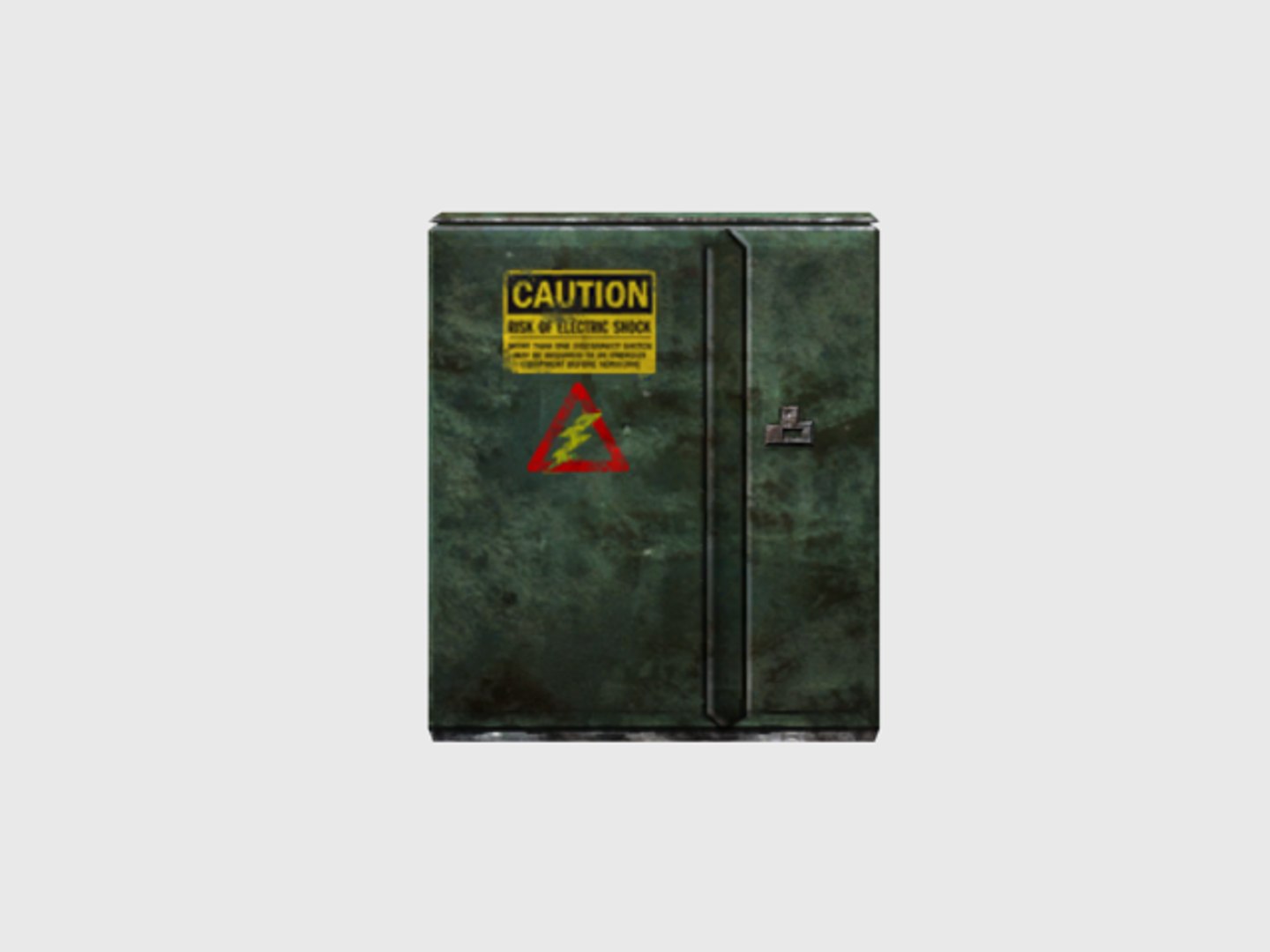 green electrical box 3d max