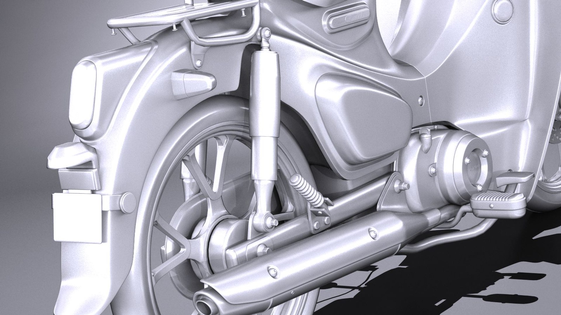 3D Honda Super Cub - TurboSquid 1411404