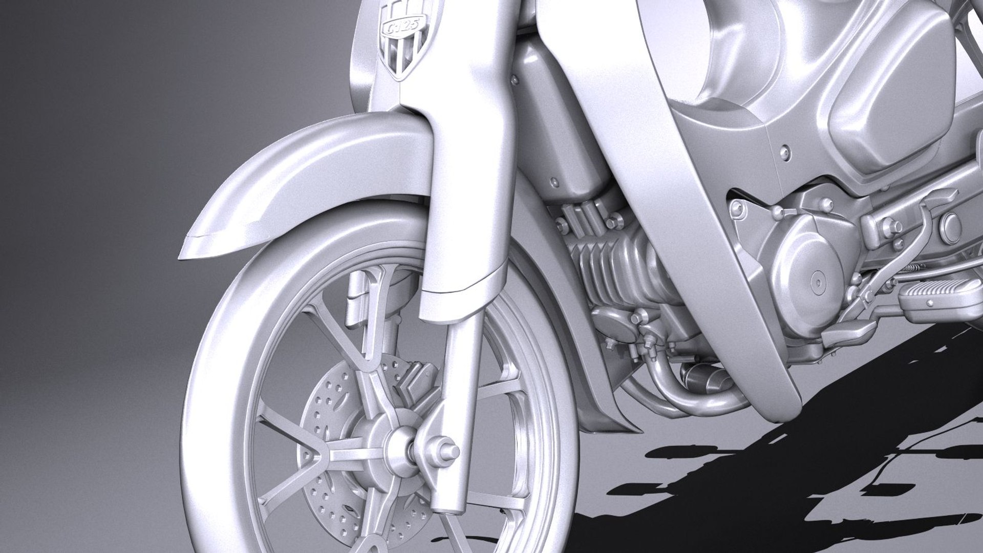 3D Honda Super Cub - TurboSquid 1411404