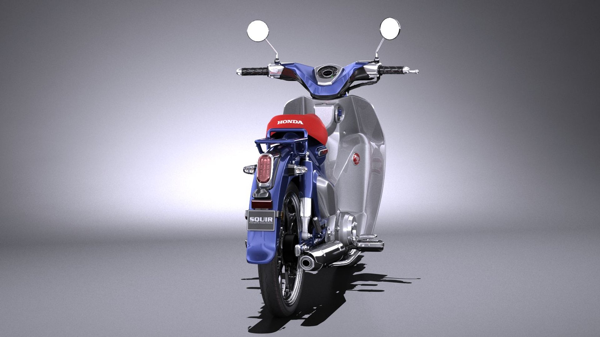 3D Honda Super Cub - TurboSquid 1411404