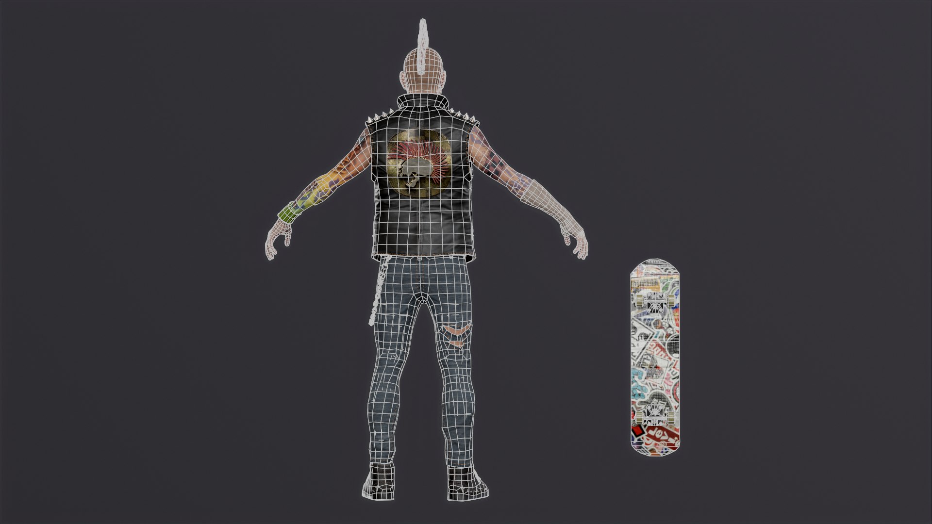 PUNK COLLECTION Model - TurboSquid 2341136