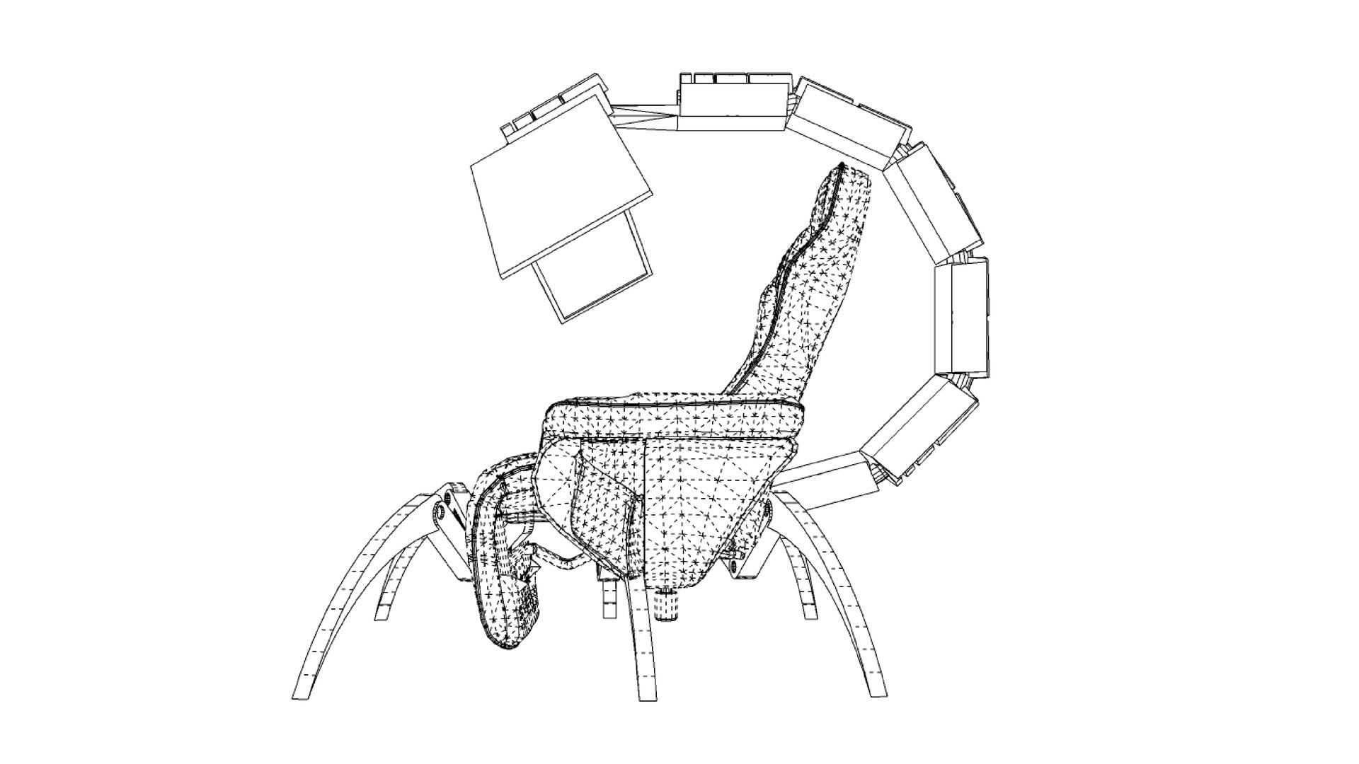 3D Scorpion Chair GeeScorpion Model - TurboSquid 2069505