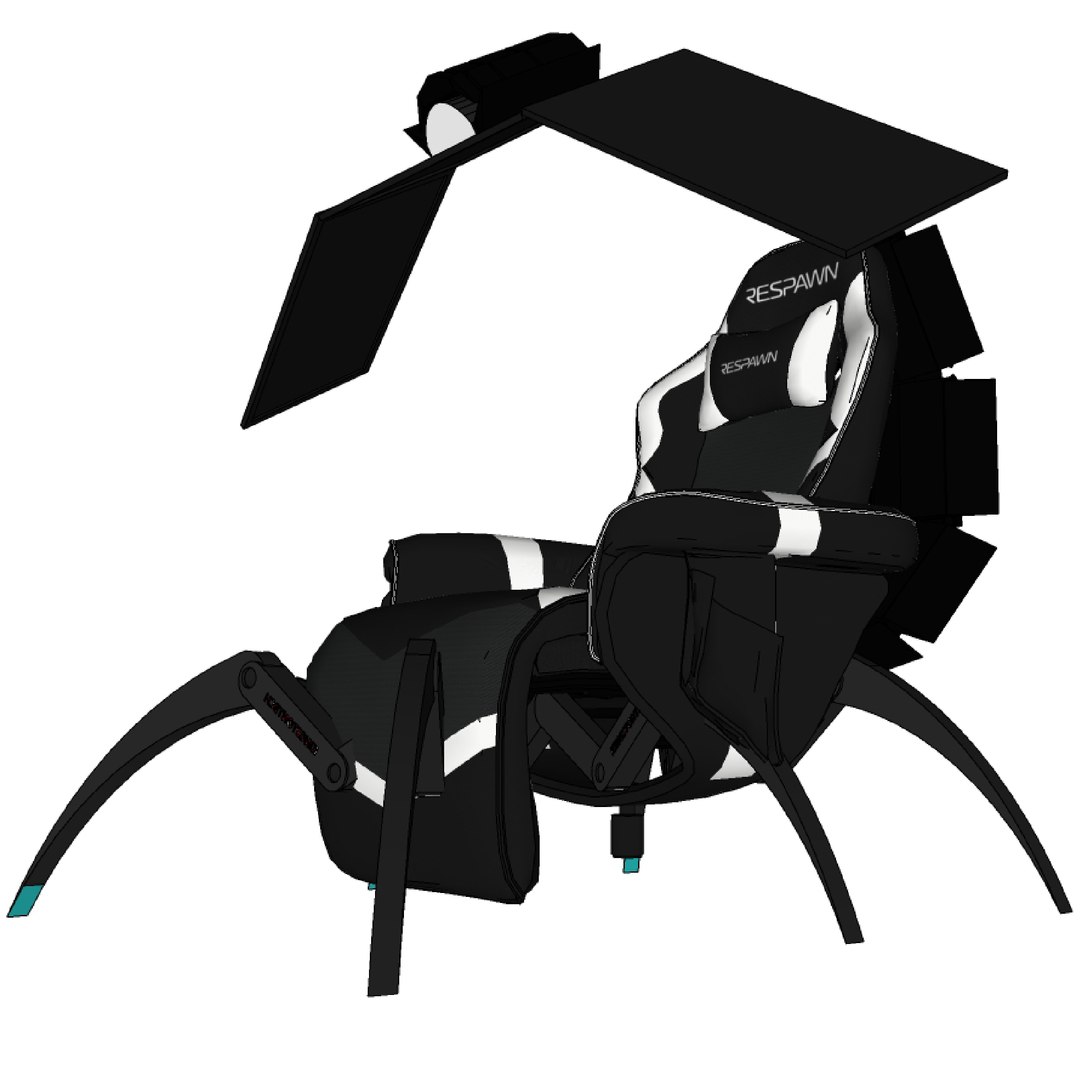 3D Scorpion Chair GeeScorpion Model - TurboSquid 2069505