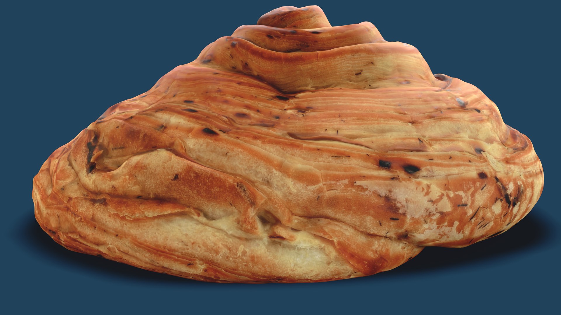 3D Model Puff Pastry Poll - TurboSquid 2227219