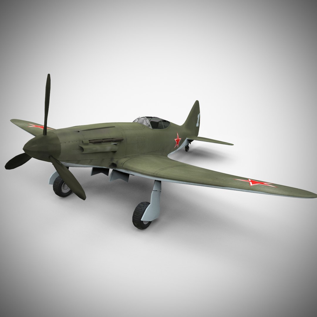 3d Model Mig-3 Aircraft World