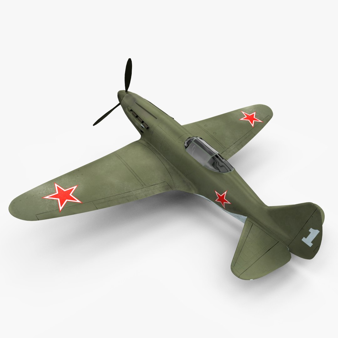 3d Model Mig-3 Aircraft World