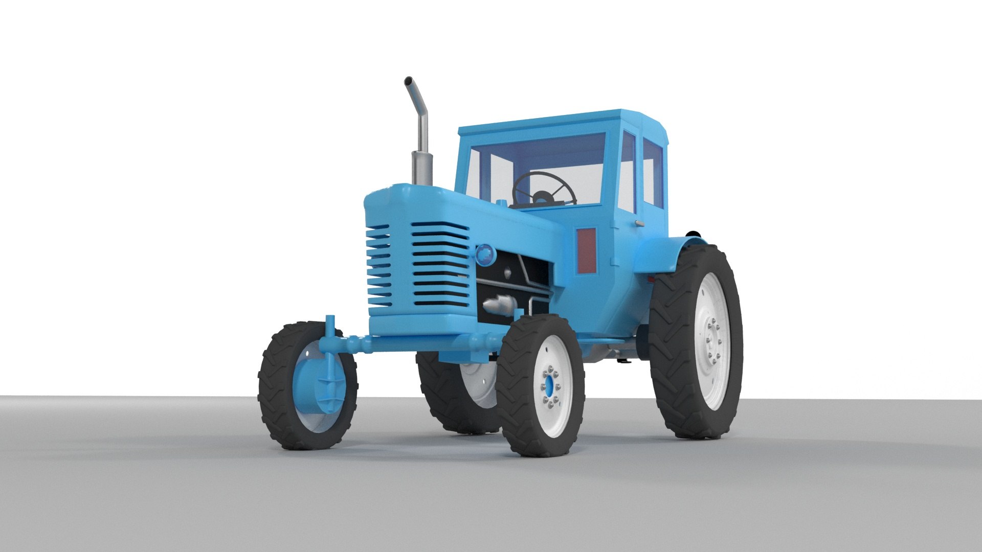 Tractor MTZ 52 3D - TurboSquid 2006446