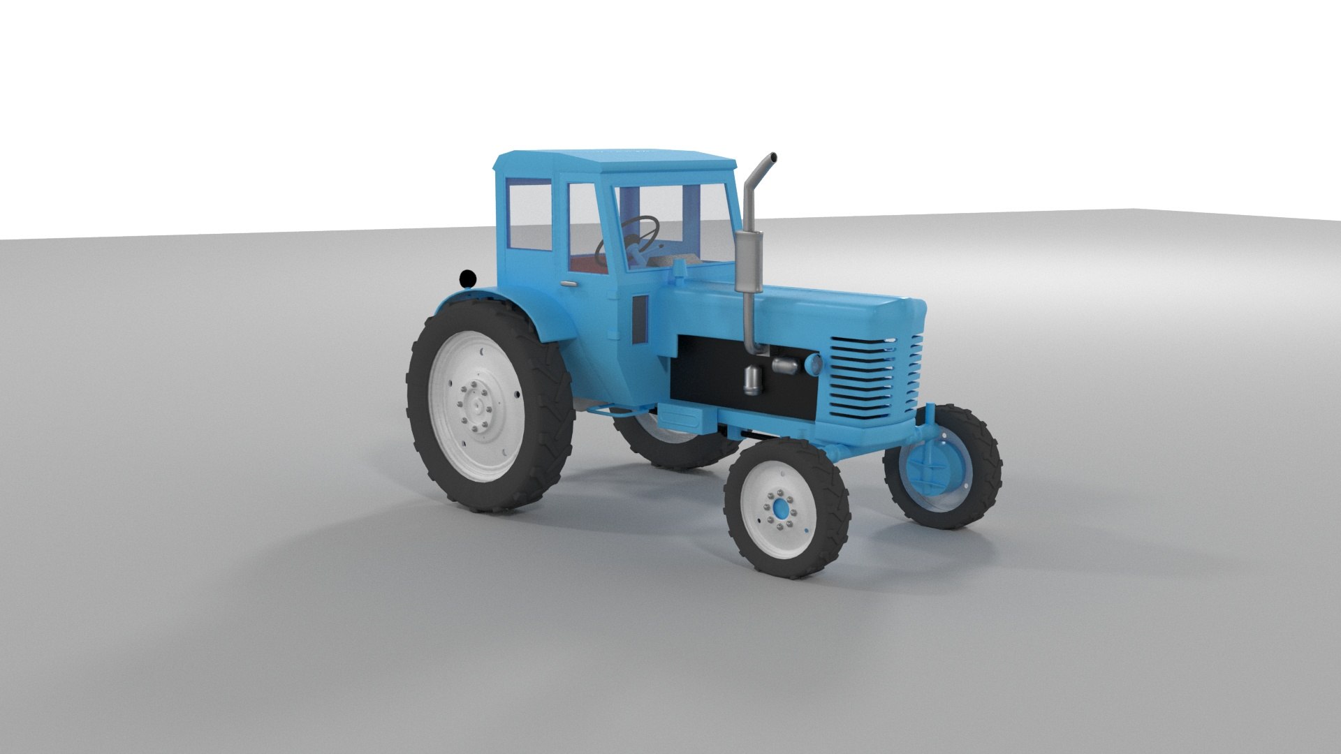 Tractor MTZ 52 3D - TurboSquid 2006446