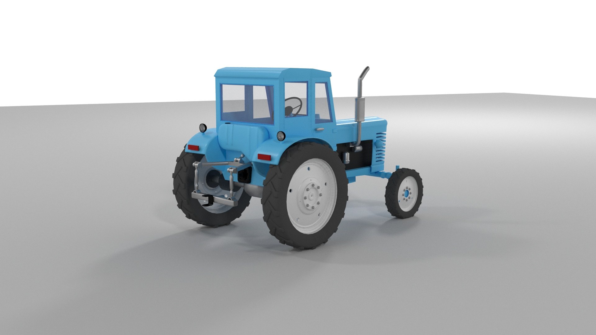 Tractor MTZ 52 3D - TurboSquid 2006446