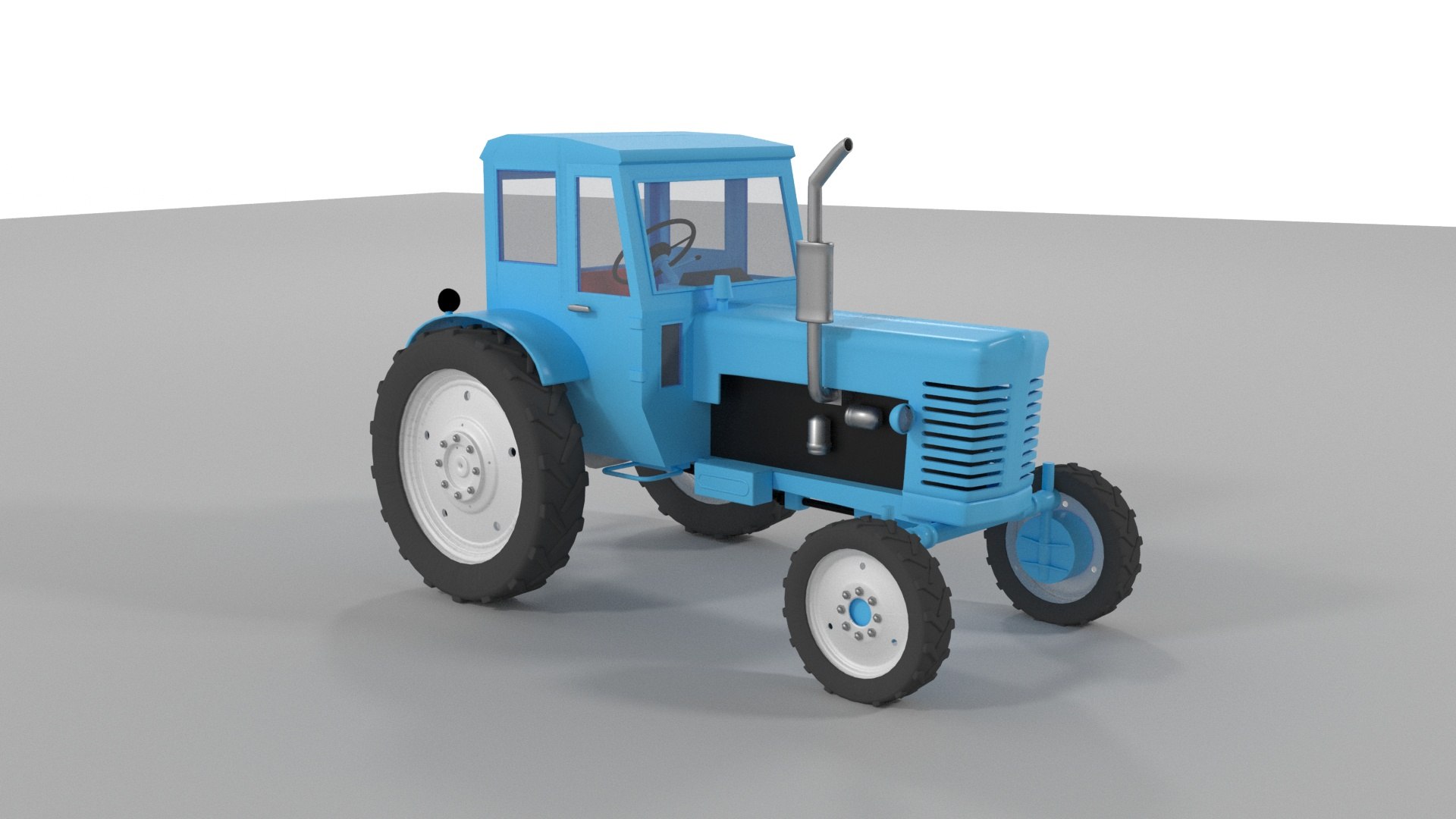 Tractor MTZ 52 3D - TurboSquid 2006446