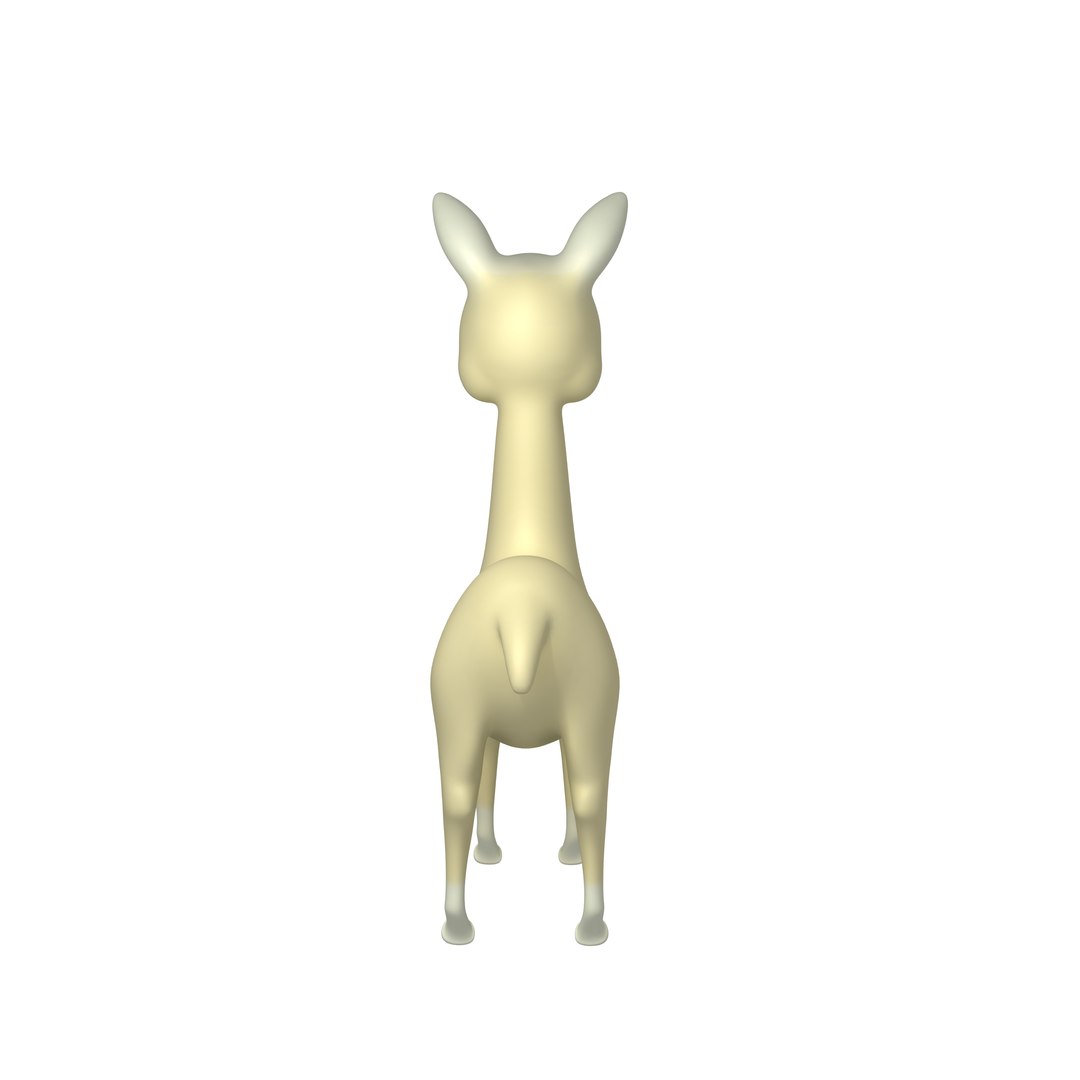 Llama Cartoon 3D Model - TurboSquid 1531792
