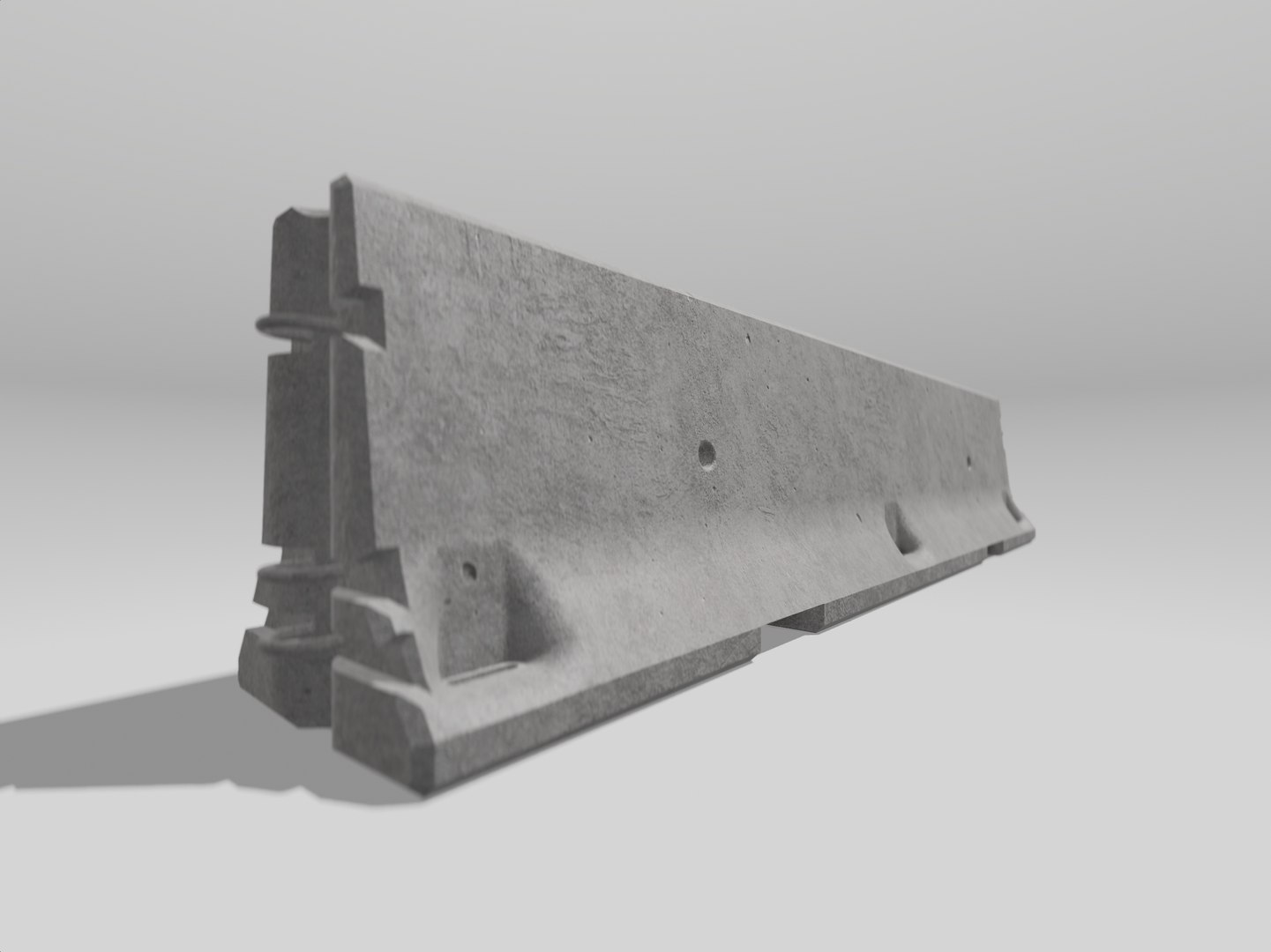 3D Model Concrete Divider - TurboSquid 2247920