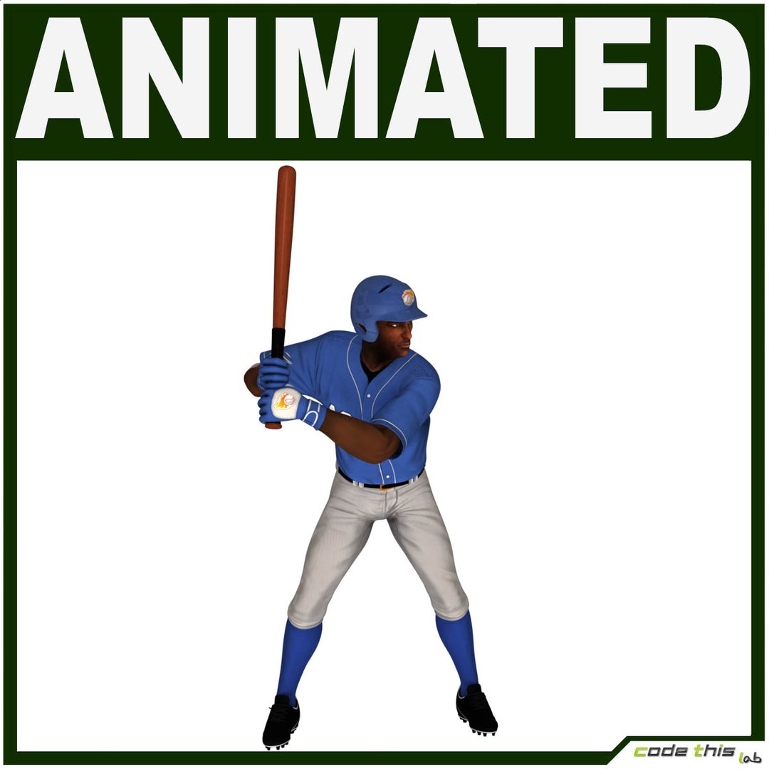 Animated Baseball Player