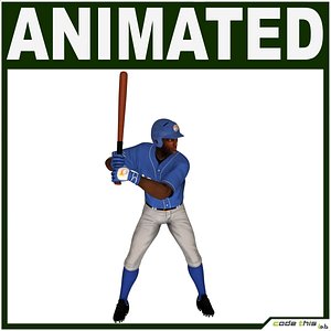 baseball animated player